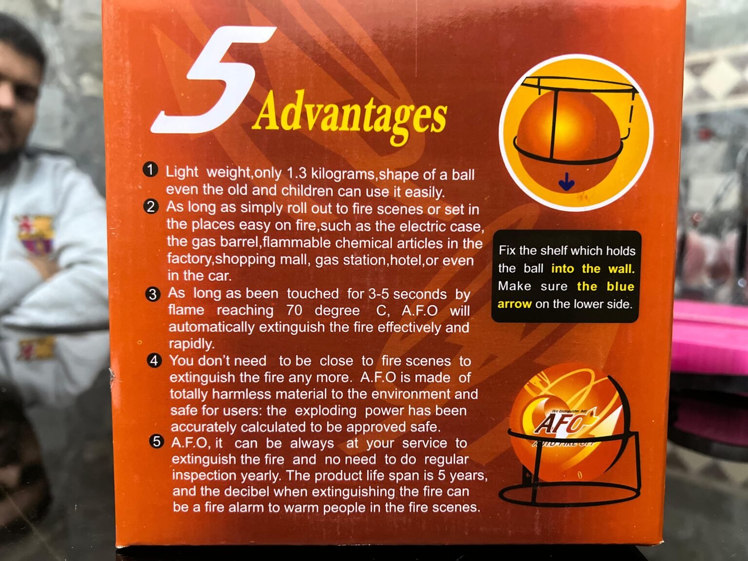 AFO FIRE EXTINGUISHER BALL - Silver String Chemicals
