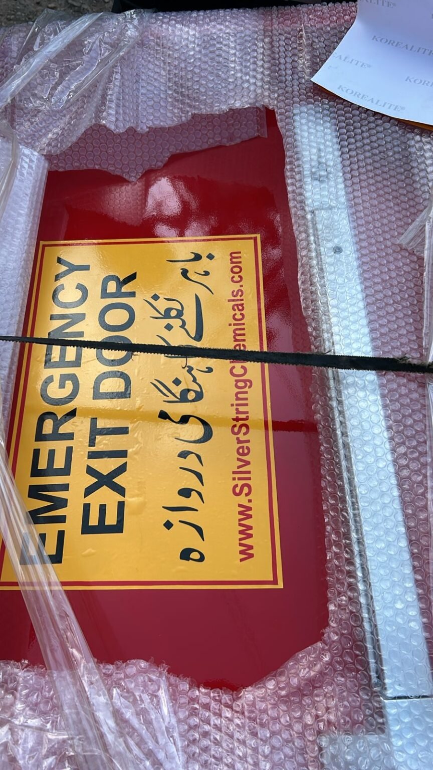 Fire rATED Exit Door 3.5x7ft Emergency Push Type SSC
