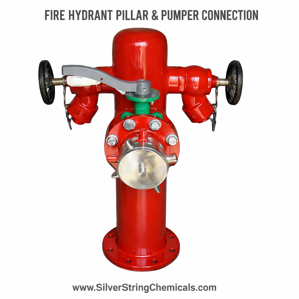 6" Twin Guard Hydrant Pillar With Pumper SSC